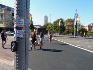 The symbolism of pedestrian crossings | Pavement graffiti