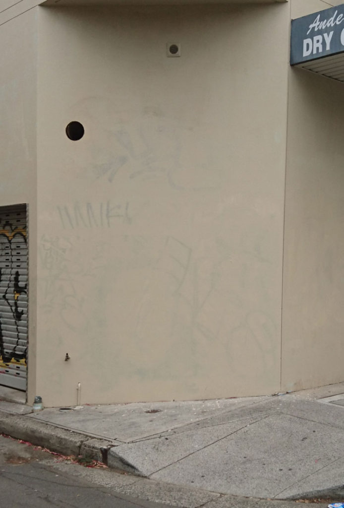 stencil | Pavement graffiti